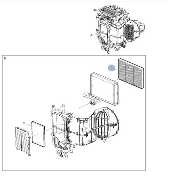 خرید فیلتر هوای کابین درونی FH4 | بازرگانی زهرایی
