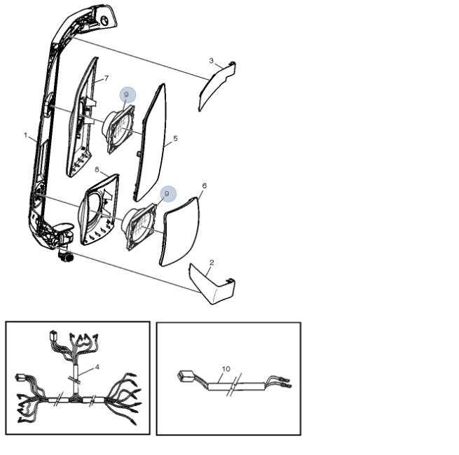 خرید موتور اینه سمت راست | بازرگانی زهرایی