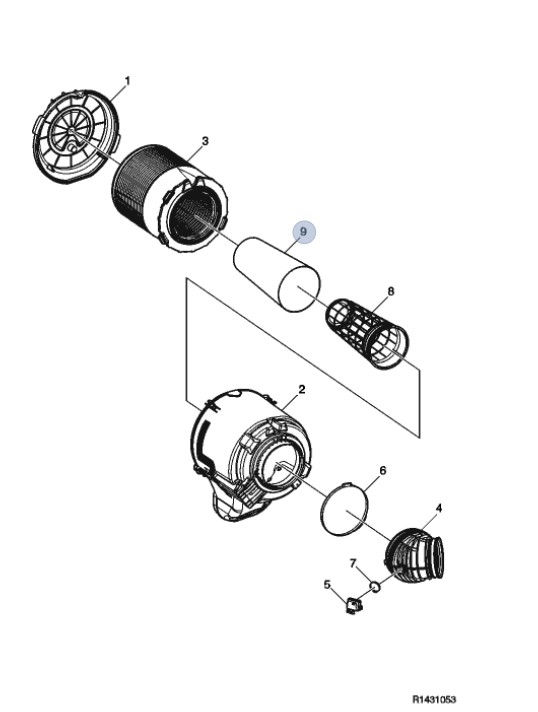 خرید فیلتر هواکش داخلی اصلی ولوو 2023 | بازرگانی زهرایی